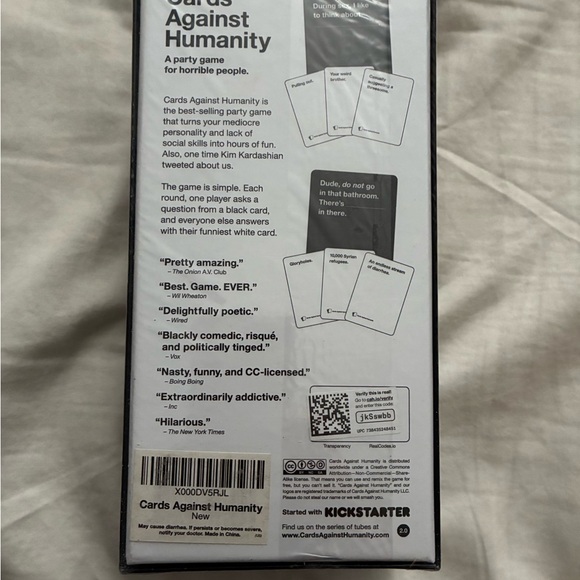 Cards Against Humanity | Games | Cards Against Humanity Party Game ...